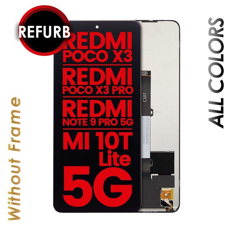 LCD ASSEMBLY NO FRAME FOR MI 10T LITE 5G REDMI POCO X3 PRO& MORE ...